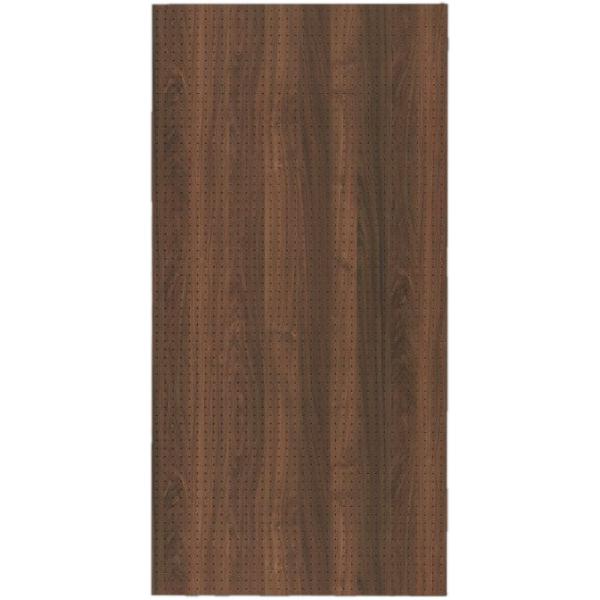 木目調パンチングボード　ＭＤＦ＋シート貼り