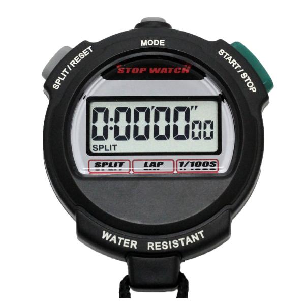 ストラップ付のストップウォッチ