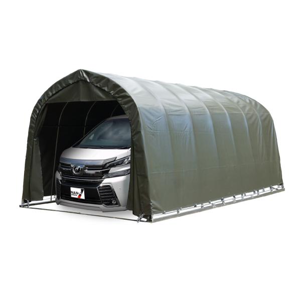 超高耐久性パイプ車庫　自然と調和するカラー