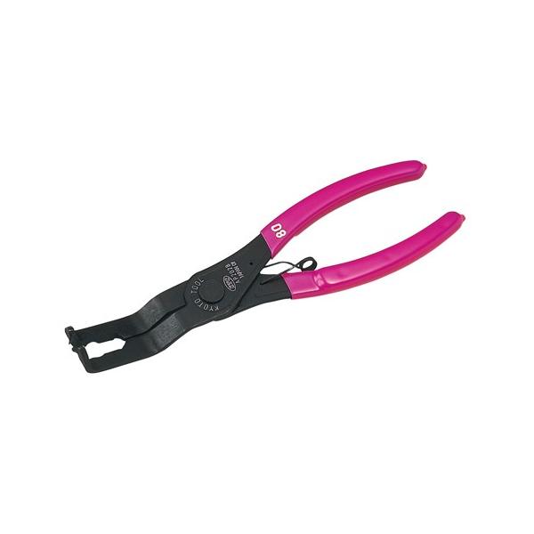 ロックピンタイプのクリップ取外し作業が容易に出来ます。