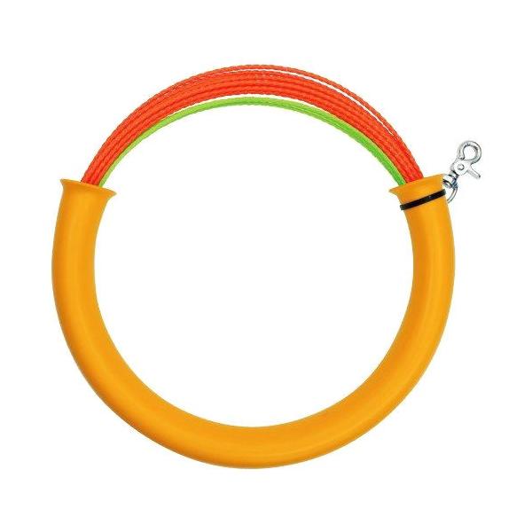 究極の２段式呼び線コンパクト収納狭い隙間、追加配線に威力を発揮専用ケース、カラビナ付き腰に付けて素早い繰り出し、携帯ラクラク