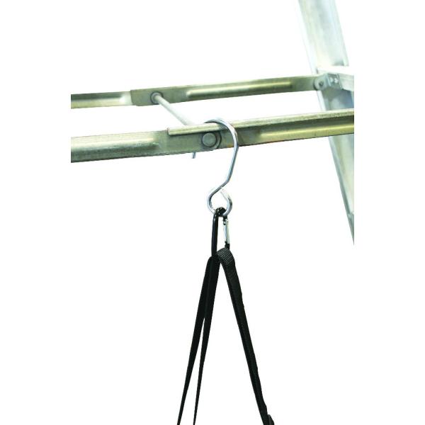 ・作業中に出る小さなゴミやちょっとした工具、部材の収納や持ち運びに便利なミニサイズ・使い方５通り　首から掛ける　付属のカラビナでベルト通しに付ける　回しかけ　付属フックで引っ掛ける　ベルトを短くして持つ