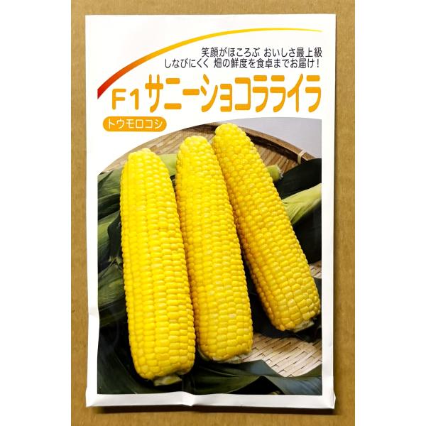 もぎたての感動！上品な甘さととろけるような食感「サニーショコラ ライラ」「サニーショコラ ライラ」は、鮮やかなイエローが食欲をそそる、中早生のスイートコーンです。その最大の特徴は、まるでスイーツのような上品な甘さと、粒皮の極めて柔らかな食感...