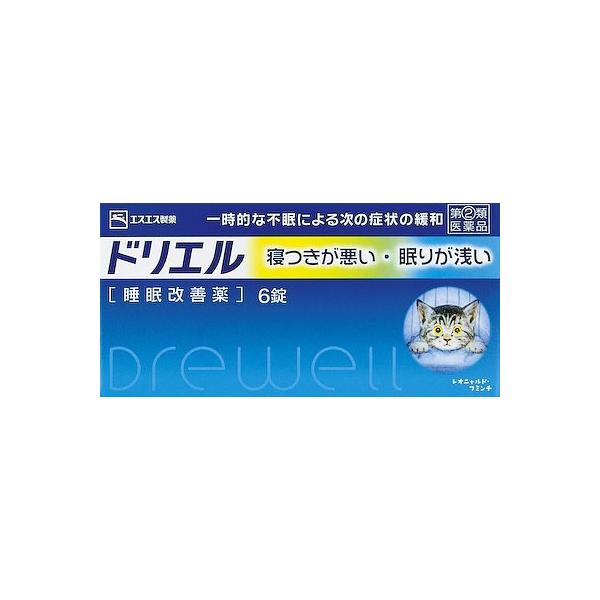特徴 ●こんなとき、こんな方の一時的な不眠に○ストレスが多く、眠れない○疲れているのに、神経が高ぶって寝つけない○心配ごとがあって、夜中に目が覚める○不規則な生活で、睡眠リズムが狂い、寝つけないドリエルは就寝前の服用により、寝つきが悪い、眠...