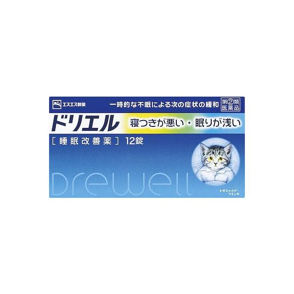 特徴 ●こんなとき、こんな方の一時的な不眠に○ストレスが多く、眠れない○疲れているのに、神経が高ぶって寝つけない○心配ごとがあって、夜中に目が覚める○不規則な生活で、睡眠リズムが狂い、寝つけないドリエルは就寝前の服用により、寝つきが悪い、眠...