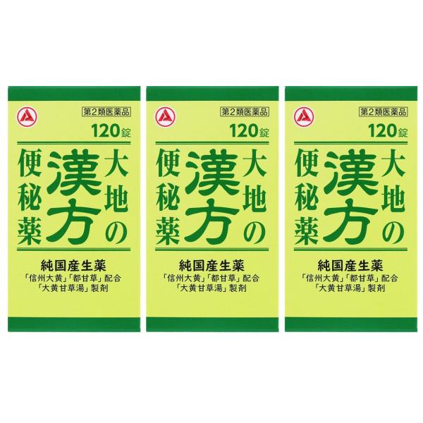 【便秘・腹部膨満・にきび・痔・のぼせに｜大地の漢方便秘薬】120錠■漢方処方「大黄甘草湯」純国産生薬配合北海道産「信州大黄」・「都甘草」を契約農家が育てた純国産生薬を使用。大黄甘草湯エキス散800mg（4錠中・ダイオウ1067mgカンゾウ2...
