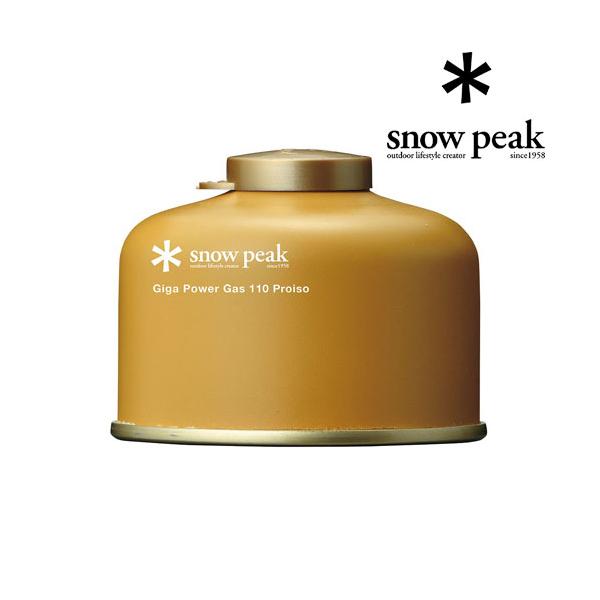 サイズ：φ9×6.5cm炎にこだわるスノーピークは、ガスにもこだわる。ガスは燃焼器具のパフォーマンスを引き出す、重要な存在です。各器具に合わせた専用缶を、必ずご使用ください。●LPG(液化イソブタン・液化プロパン) ●NET:110g【爆買】