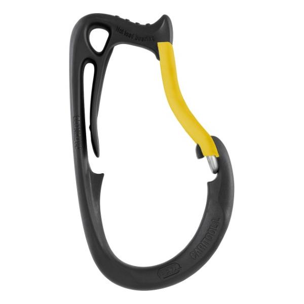 ツールホルダー『キャリツール』により、片手で工具を取り出したり収納したりすることができます。内側にクリップが付いているため、ハーネスのウェビングベルトのスロットやウェビングにセットできます。ゲートのノーズは、工具を取り出す際のひっかかりを防...