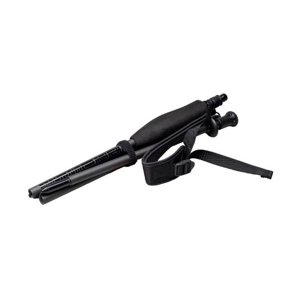 レースにも対応する4段折　軽量・コンパクトなカーボンポール。以前のモデルに比べて重量は増えましたが、剛性感は格段にアップしているので通常の登山でも不安なく使用できます。仕舞寸法約33cmのコンパクトさが最大の特徴なので、公共交通機関を使った...