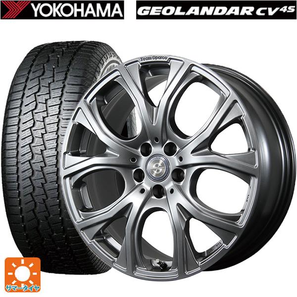【新品サマータイヤホイール 4本セット】■タイヤヨコハマ ジオランダー CV G058 正規品(YOKOHAMA GEOLANDAR CV G058)■タイヤサイズ235/50R19 103V XL ■ホイールet015251 Team S...