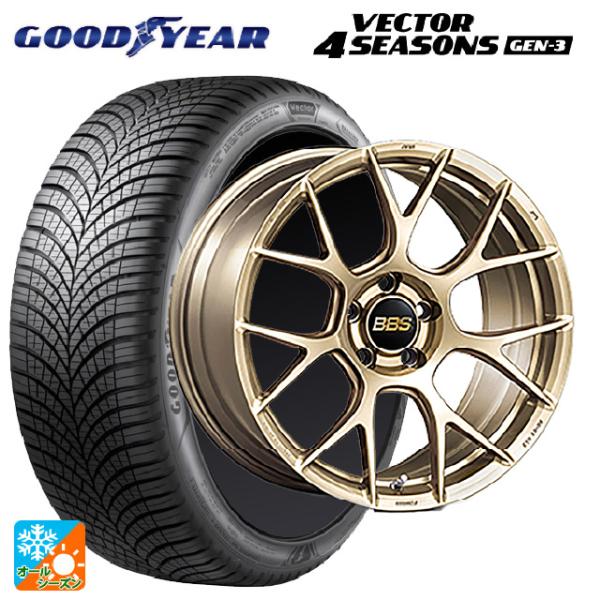 【新品オールシーズンタイヤホイール 4本セット】■タイヤグッドイヤー ベクター4シーズンズ ジェン3(GOODYEAR Vector 4 Seasons Gen3)■タイヤサイズ235/40R18 95W XL ■ホイールet020993 ...