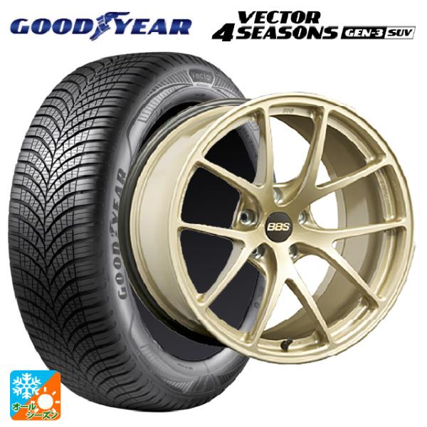 【新品オールシーズンタイヤホイール 4本セット】■タイヤグッドイヤー ベクター4シーズンズ ジェン3 SUV #(GOODYEAR Vector 4 Seasons Gen3 SUV)■タイヤサイズ225/65R17 106V XL ■ホイ...