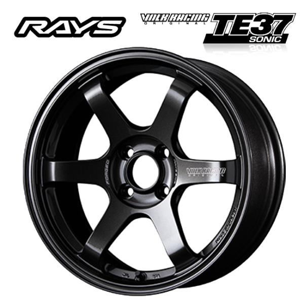 【新品ホイール1本】■ホイールRAYS VOLK RACING TE37SONIC(レイズ ボルクレーシング TE37ソニック)■カラーMMダイヤモンドダークガンメタ■サイズ{37}インチ {38}J 15×5 +45 4/100 　■検索...