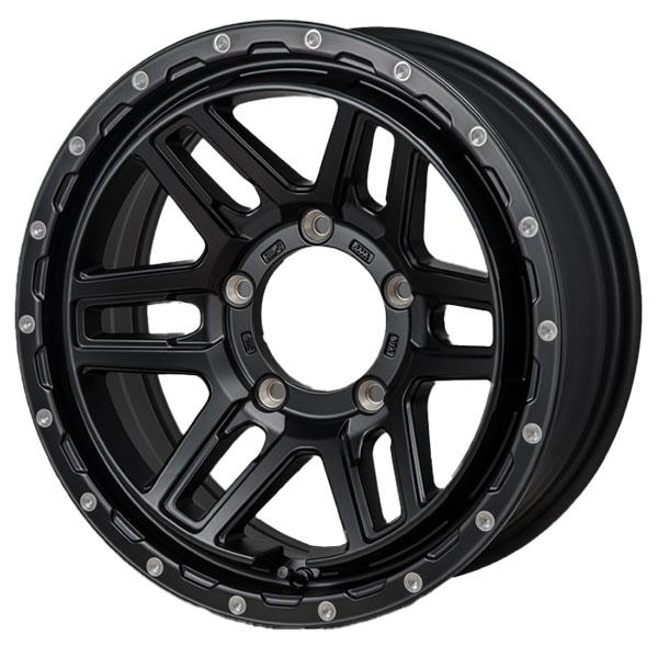 【新品ホイール1本】■ホイールJapanSANYO HI BLOCK ERDE(ジャパン三陽 ハイブロック エルデ)■カラーSatin Black/Millingサテンブラック/ ミーリング■サイズ{37}インチ {38}J 16×5.5 ...