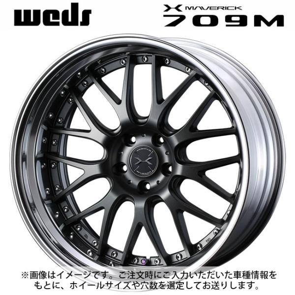 【新品ホイール1本】■ホイールWeds MAVERICK 709M(ウェッズ マーベリック 709M)■カラーマットガンメタリック■サイズ{37}インチ {38}J 16×5.5 / 　■検索ワード16インチ 5.5J 穴 PCD 小西タイヤ