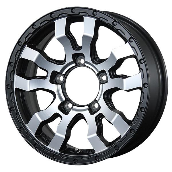 【新品ホイール1本】■ホイールTOPY VABRO RR-01(トピー ヴァブロ RR-01)■カラーMCマットクリアポリッシュ■サイズ{37}インチ {38}J 16×5.5 ±0 5/139.7 108.5　■検索ワード16インチ 5....