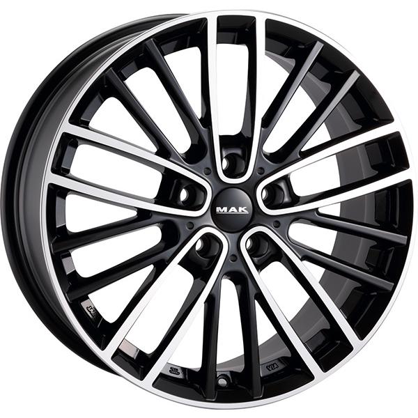 【新品ホイール1本】■ホイールABESHOKAI MAK CHELSE(阿部商会 マック チェルシー #)■カラーブラックミラー■サイズ{37}インチ {38}J 16×6.5 +51 5/112 66.6　■検索ワード16インチ 6.5J...