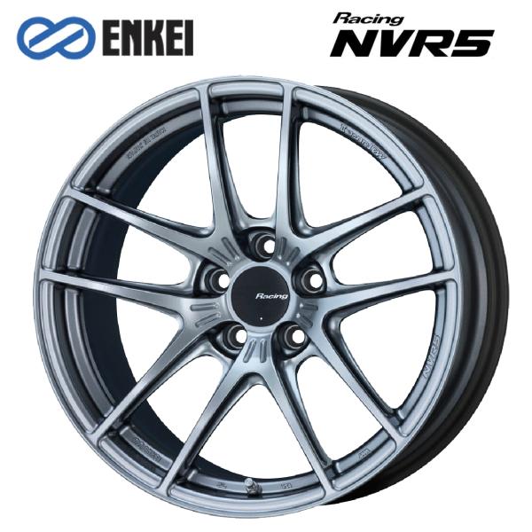 【新品ホイール1本】■ホイールENKEI Racing NVR5(エンケイ レーシング NVR5)■カラーSSソニックシルバー■サイズ{37}インチ {38}J 18×8 +45 5/114.3 75　■検索ワード18インチ 8J 5穴 P...