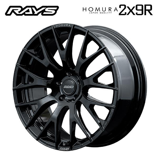 【新品ホイール1本】■ホイールRAYS HOMURA 2X9R(レイズ ホムラ 2X9R)■カラーBNJグロッシーブラック■サイズ{37}インチ {38}J 18×7.5 +38 5/114.3 73.1　■検索ワード18インチ 7.5J ...