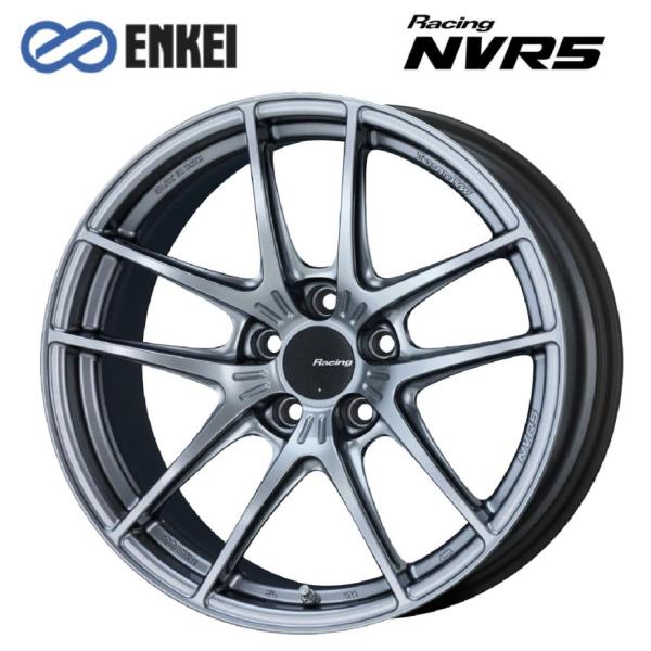 【新品ホイール1本】■ホイールENKEI Racing NVR5(エンケイ レーシング NVR5)■カラーSSソニックシルバー■サイズ{37}インチ {38}J 19×8 +45 5/114.3 75　■検索ワード19インチ 8J 5穴 P...