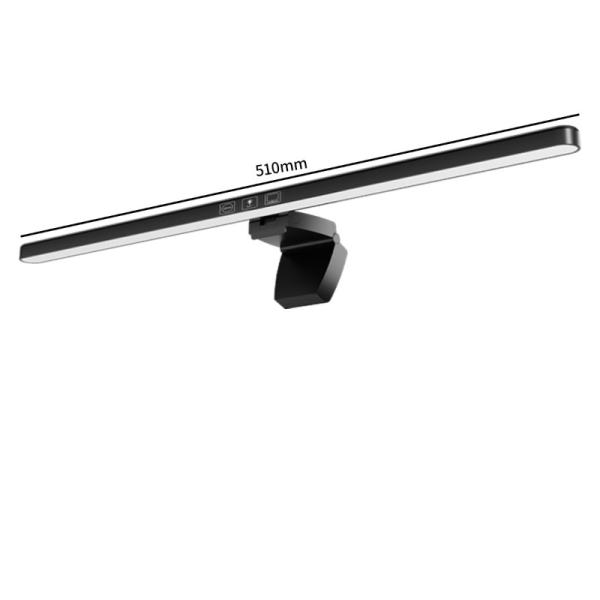 【材質】ABS樹脂【サイズ】34cm/51cm/61cm【電源】USB給電【機能】調光・調色3段階、非対称光源、ちらつき低減、画面映り込み抑制画面に直接光が映り込まない非対称配光設計。テレワーク、ゲーム、長時間パソコン作業時の目の負担を軽減...