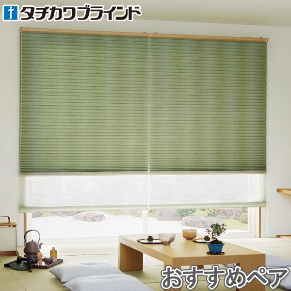 プリーツスクリーン おすすめペアタイプ 1台に厚地と薄地(シースルー)のスクリーンを上下に配置したスタイルのタチカワ製プリーツスクリーンです。・タチカワブラインド オーダープリーツスクリーン・フィーユ オーダープリーツスクリーン・フィーユ ...