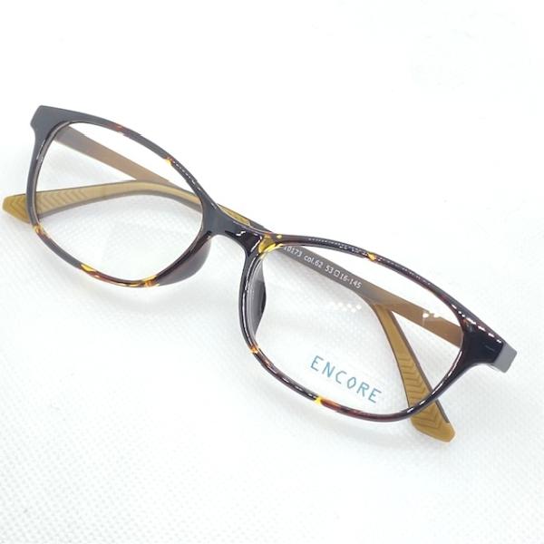 【発売日：2024年08月17日】＜ブランド＞ENCORE＜サイズ＞レンズ幅: 53レンズ高: 35ブリッジ: 16テンプル: 145＜材質＞TR＜カラー明細＞デミ/ブラウン ◆別売りのレンズと組み合わせれば、用途がぐーんと広がります♪