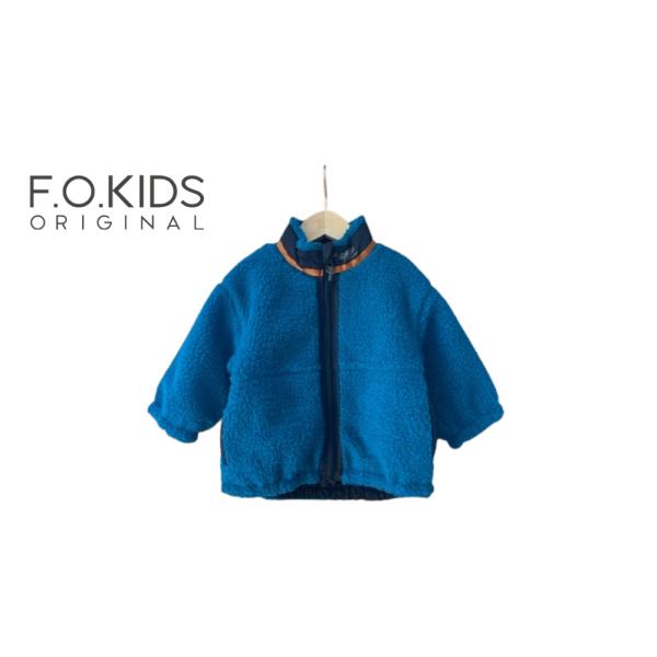 定価　2,900円(税別)ブランド：エフオーキッズ　F.O.KIDSサイズ：80cm/90cm/100cm/110cm/120cm/130cm/140cm素材【表側・裏側】ポリエステル１００％リバーシブルで首まで暖かいボアジャケットです。