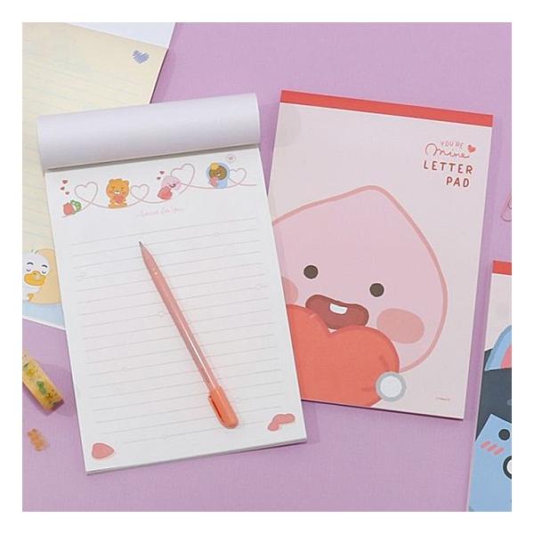 大人気の韓国のキャラクター「カカオフレンズ」の便箋です。こちらは、とってもカワイイ、ベビーキャラクターのリトルフレンズシリーズです。1冊で、16種類のデザインの便箋が楽しめます。表紙のデザインは、「little RYAN」、「little ...