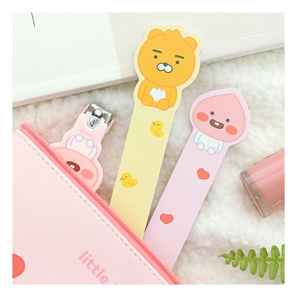 リトルフレンズ（カカオフレンズ）の、可愛いネイルファイルです。可愛いネイルファイルで、ネイルのお手入れが楽しくなりそうです！ サイズ：　17.8cm　×　3.1cm材質：　EVA・PS製造国：　中国