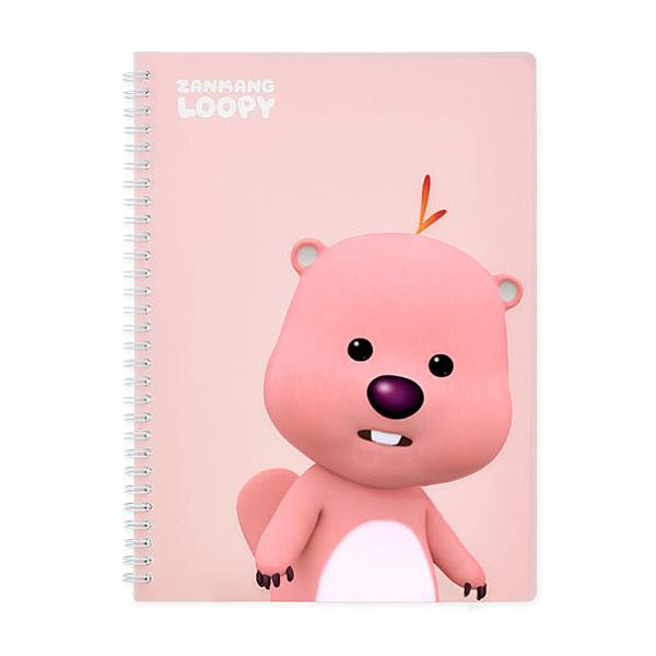 韓国の人気キャラクター「ジャンマンルピー」のB5サイズのノートです。表紙がPP素材なので、丈夫で、ちょっと透けた感じが、とっても可愛いです。サイズ　表紙：　26cm　×　19cm　内紙：　25.8cm　×　18.7cm　内紙80枚（160ペ...