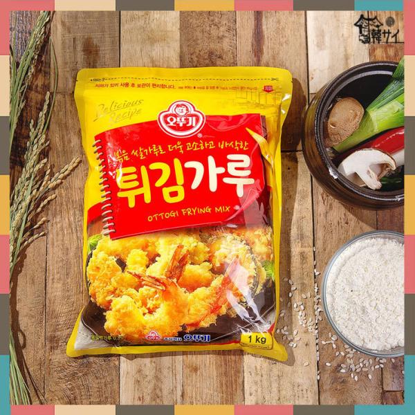 【オットギ 天ぷら粉 】◆内容物：1kg◆賞味期限：別途表示◆保存方法：直射日光及び高温の場所を避け、すずしい場所に保管してください。 ◆原材料：小麦粉76％（米国産）、とうもろこし澱粉、 上新粉、食塩、ベーキングパウダ　他 * ねりを長く...