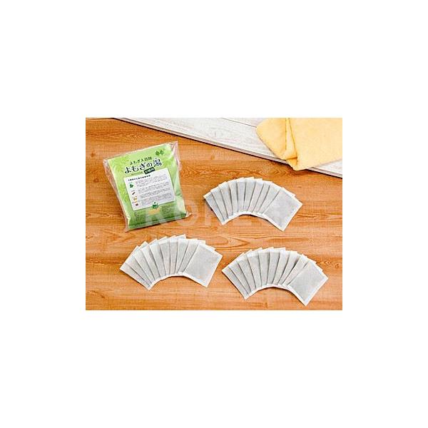 温熱効果があり、血行を良くするので、お風呂あがりも湯冷めしにくくポカポカと暖まると口コミでも評判の蓬の薬湯「よもぎ入浴剤」。ヨモギ・ヒノキ・ミカン・しょうがの4生薬のみをブレンド配合しました。香りも良いと大変好評です。お風呂が檜の森の香りに...