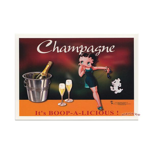 フランス製のベティちゃんポストカードです。切手を貼ってハガキとしてのご利用はもちろんのことギフトカードやお部屋の装飾にお勧めです。サイズ（約）：10.5cmｘ15cm／フランス製素材：紙デザイン：CARTES981ご覧の環境で多少色が異なり...