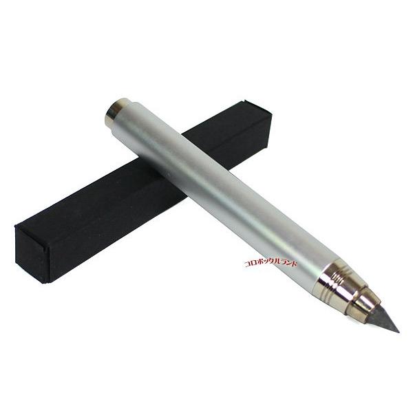 ドイツ、トロイカのクラッチペンシルです。芯は直径5.6mmｘ全長90mmに対応しています。在庫限りで販売終了いたします。サイズ（約）：本体全長9.9cmｘ直径1.3cm／重量：芯込みで約29g素材：ステンレスなどTROIKA：PEN08/A...