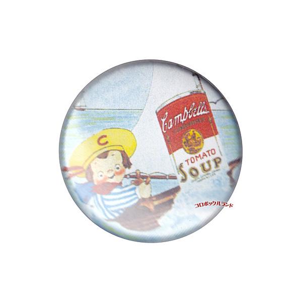 直径3cmの缶バッチです。キャップやバッグ・ポーチのワンポイントにどうぞ♪インクジェット印刷のような粗い印刷がされたペーパーがフィルムで巻き込まれてます。サイズ（約）：直径3cmご覧の環境で多少色が異なります。写真のＭサイズ玉子や果物(フェ...