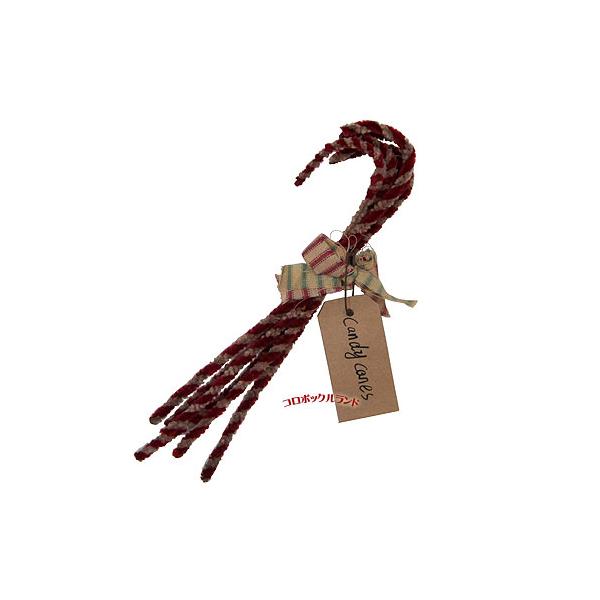 モール製のキャンディスティックオーナメントです。バスケットやポットに立てたり、ヒモやリボンをつけて壁掛にどうぞ♪サイズ（約）：全長23cm／USA輸入品商品毎に多少サイズや形状が異なります。ご覧の環境で多少色が異なります。写真のＭサイズ玉子...