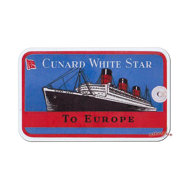 トラベルデザインの塩ビ製ステッカーです。（新品）トランクなどのキャリーケースや家具、家電などのワンポイントにどうぞ♪絵柄はかすれたようなビンテージデザインです。サイズ（約）：横8.9cmｘ縦5.5cm／PVC製紙ではなく防水タイプのビニール...