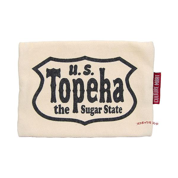 アメリカンテイストなキャンバス地のポケットティッシュカバーです。市販＆粗品のポケットティッシュをおしゃれに収納してくれます。デザインの異なる６種類を販売しています。サイズ（約）：12.5cmｘ9cm素材：コットン*商品毎に多少、形状や色合い...