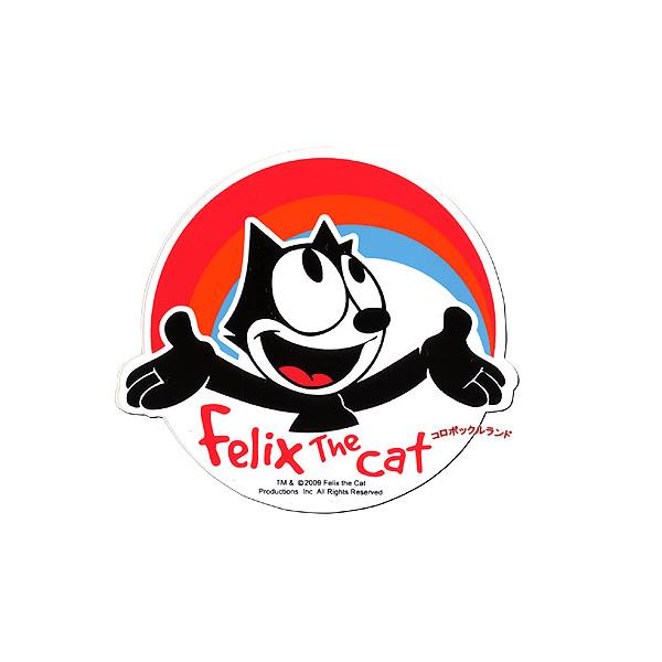 フィリックスのUV加工された屋外対応のステッカーシールです。ノーマルタイプとキラキラのラメタイプを販売しています。サイズ（約）：幅8cm写真のＭサイズ玉子やコインは大きさ確認用で付属していません。ご覧の環境で多少色が異なります。