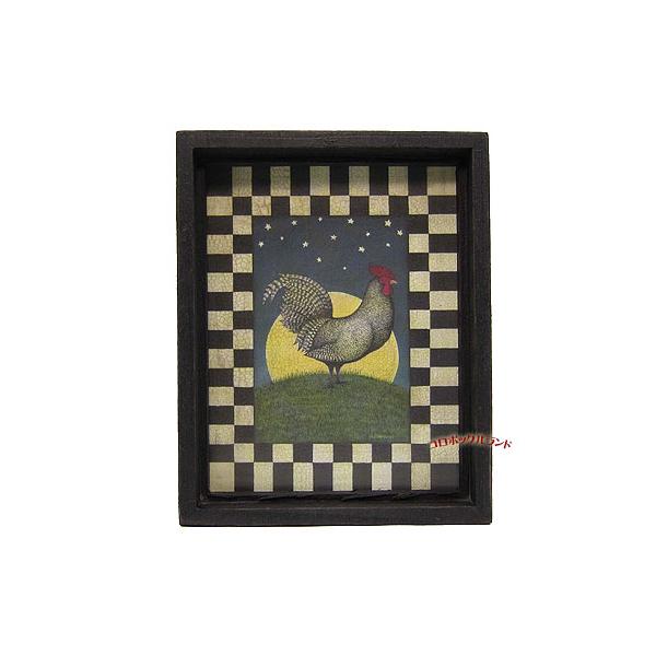 置き場所を選ばない手のひらサイズのカントリーピクチャーフレームです。全部で25種類を販売しています。サイズ（約）：11.8cmｘ9.5cmｘ厚2.6cm／箱なし／USA輸入品＊詳細写真は別デザインを掲載しています。ラスティックな作りのウッド...