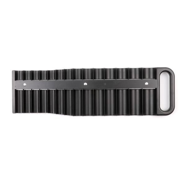 適応：差込角 9.5mm(3/8インチ) サイズ：L42×W12.5×H2.1cm28用磁気ソケットホルダー ソケットオーガナイザー 磁気ベース