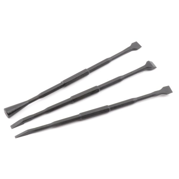 3本セット  全長：17cm材質：ナイロン＋グラスファイバープラスチックミニスクレーパーセット ミニスクレーパーバー ストレート型