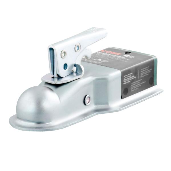 商品名: Curt Mfg。2000 ? lb。牽引トレーラーPosi ? ロックCoupler 3" CHANNEL 25131 CURT 25131 Straight Tongue Trailer Coupler for 3-Inch ...