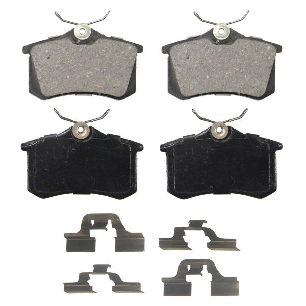 商品名: Wagner Brake QuickStop ZD340A セラミックディスクブレーキパッドセット Wagner QuickStop ZD340A Rear Disc Brake Pad Set for 2014 Volkswag...
