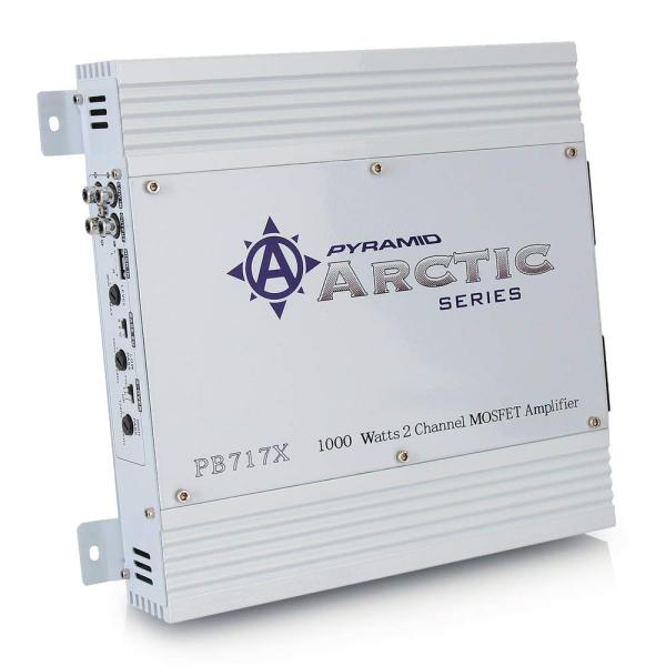 商品名:  Pyramid 2 Channel Car Stereo Amplifier - 1000W Dual Channel Bridgeable High Power MOSFET Audio Sound Auto Small Sp...