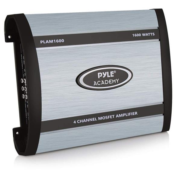 商品名: 1600W 4CHAN AMP Pyle 4 Channel Car Stereo Amplifier - 1600W Bridgeable High Power MOSFET Audio Sound Auto Small Spe...