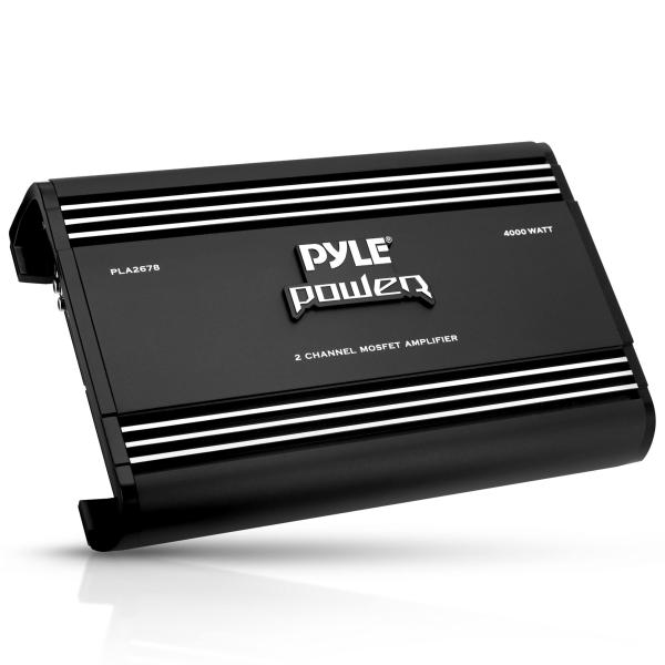商品名: Pyle 2 Ch 4000W Bridgeable Mosfet Amp Pyle 2 Channel Car Stereo Amplifier - 4000W Dual Channel Bridgeable High Powe...