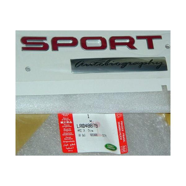 商品名:  EuroActive Land Rover OEM Brand Range Rover Sport Autobiography RED Sport Tailgate Badgeブランド: EuroActive重量: 57g商品番...