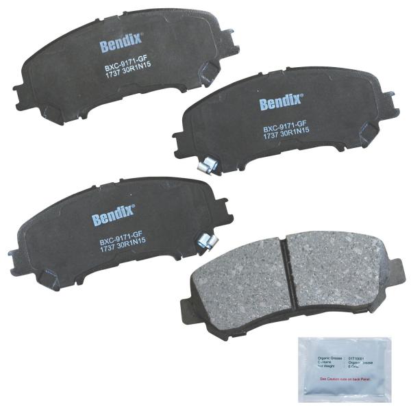 商品名: Bendix プレミアム銅フリー CFC1737 セラミックブレーキパッド(フロント) Bendix Priority1 CFC1737 Ceramic Front Brake Pads for Nissan Qashqai 20...